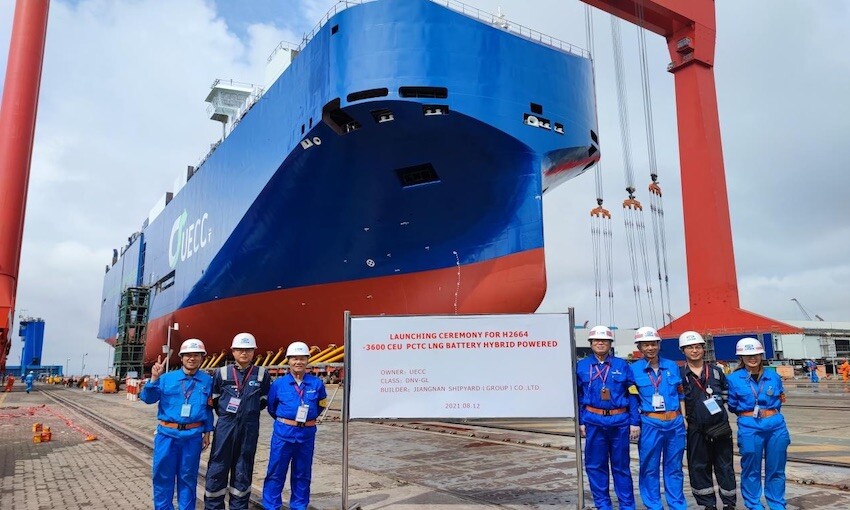 UECC launches second LNG battery hybrid PCTC %%sep%% Daily Cargo News