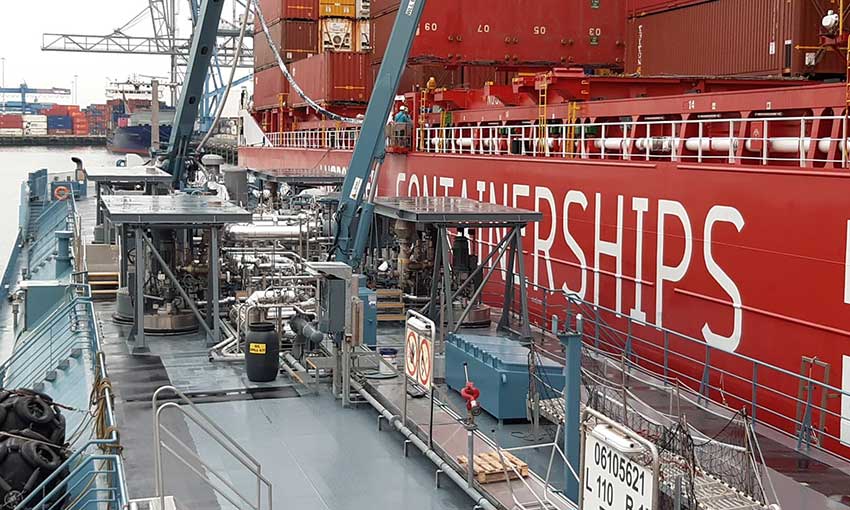 CMA CGM and Shell carry out first bio-LNG bunkering operation