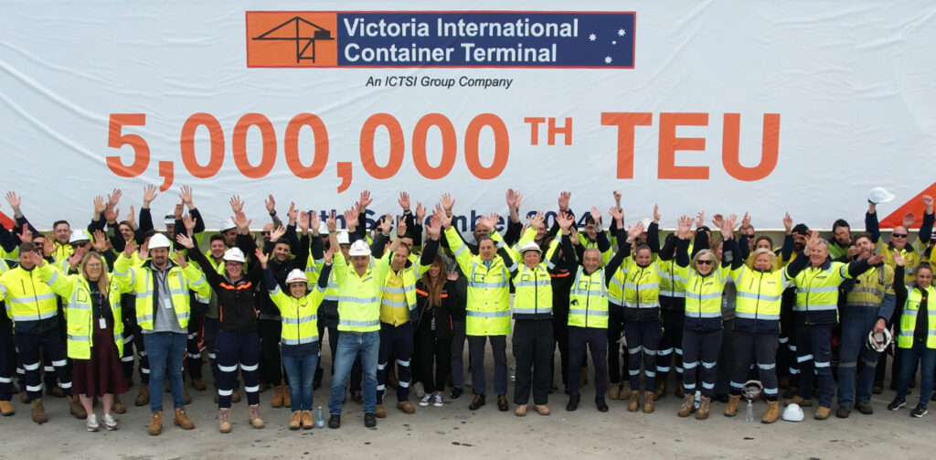 VICT reaches five million TEU